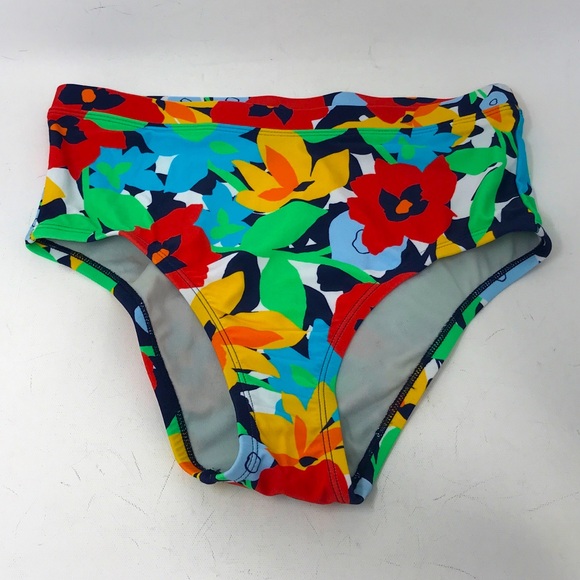 Speedo | Swim | Speedo Floral High Waist Swim Bottom Womens Size Xs ...